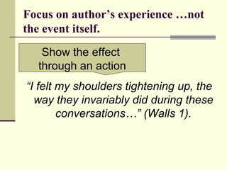 Memoir features | PPT