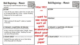 Memoir Rough Draft Writing | PDF