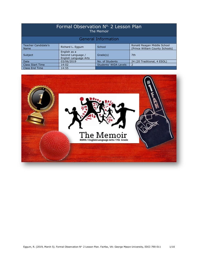 Memoir Writing with a Problem-and-Solution Structure | PDF