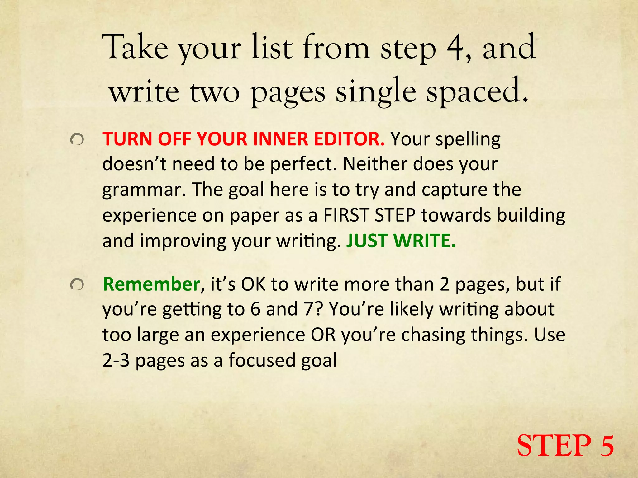 Memoir writing process steps | PDF | Screenwriting | Content Production