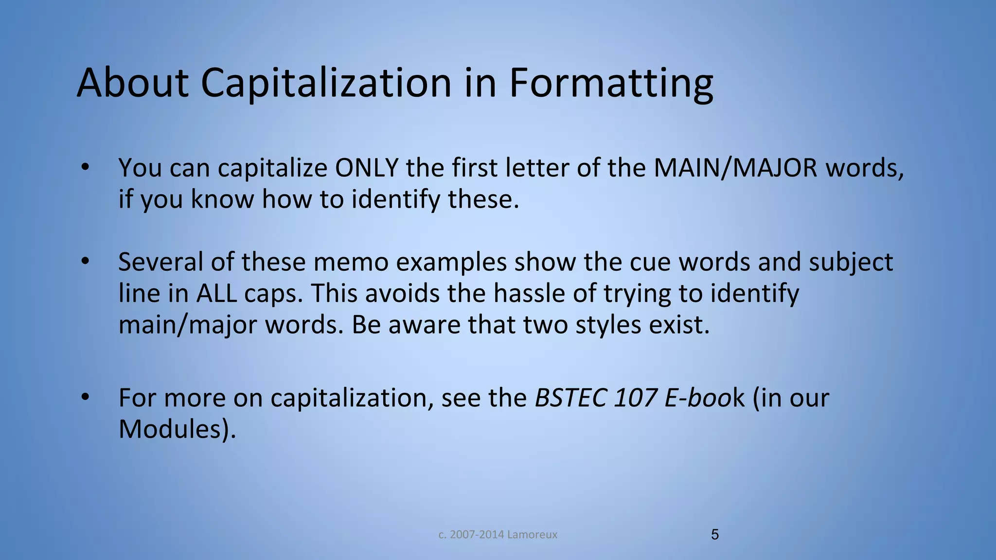 -MEMO, LETTER, AND EMAIL FORMATTING (1).pptx
