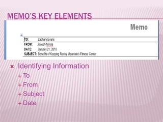 Memo or Email? | PPTX