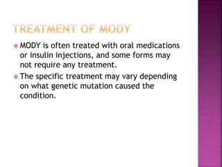 Diabetes MODY | PPTX