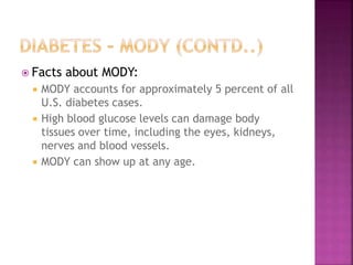 Diabetes MODY | PPTX