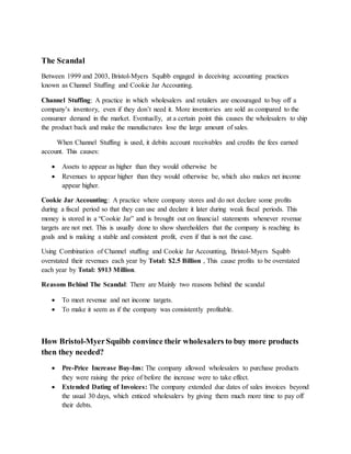 Memo on ethical issue of deceiving accounting practices faced by ...