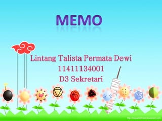 Memo ppt | PPT