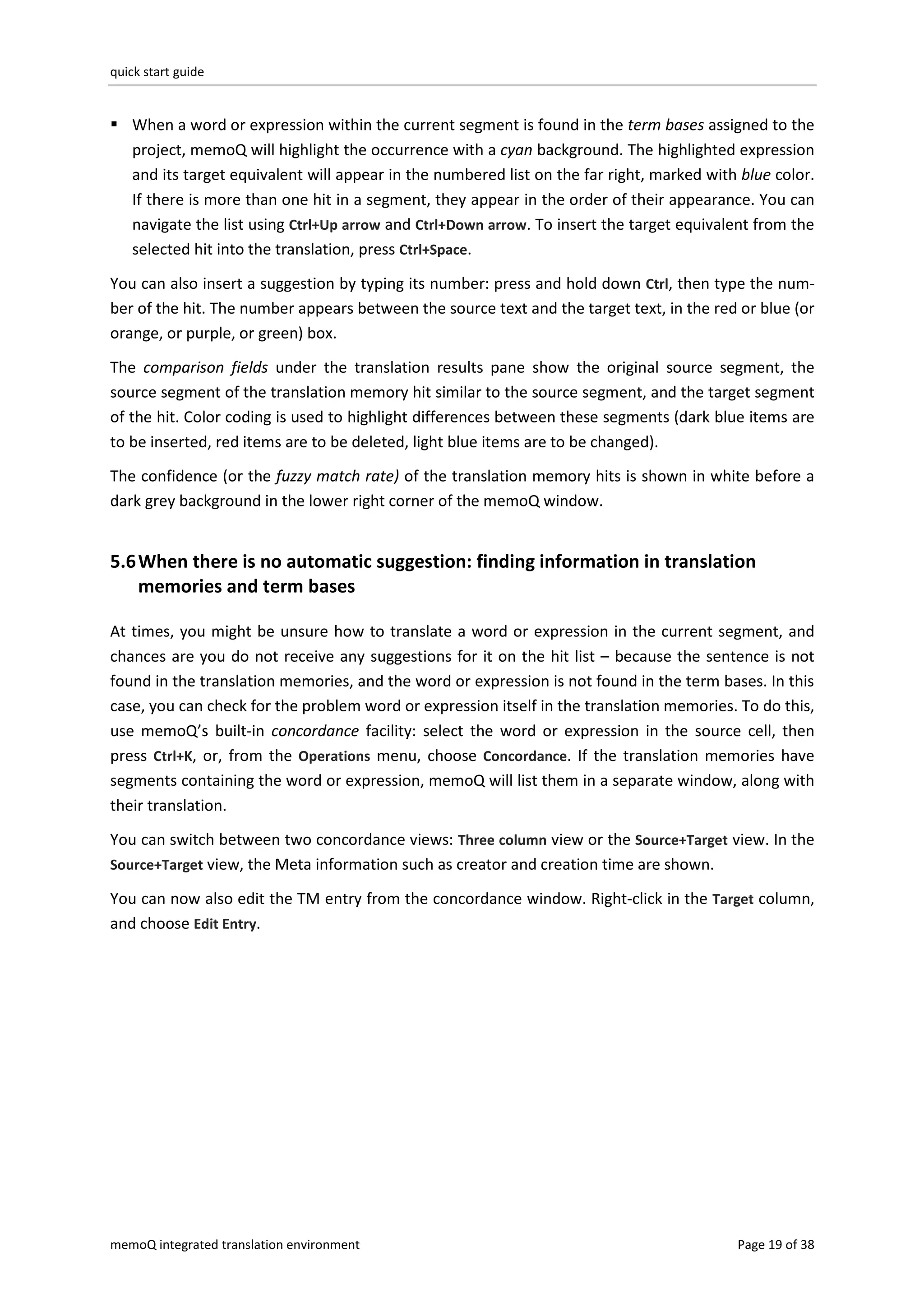 Guide to MemoQ | PDF