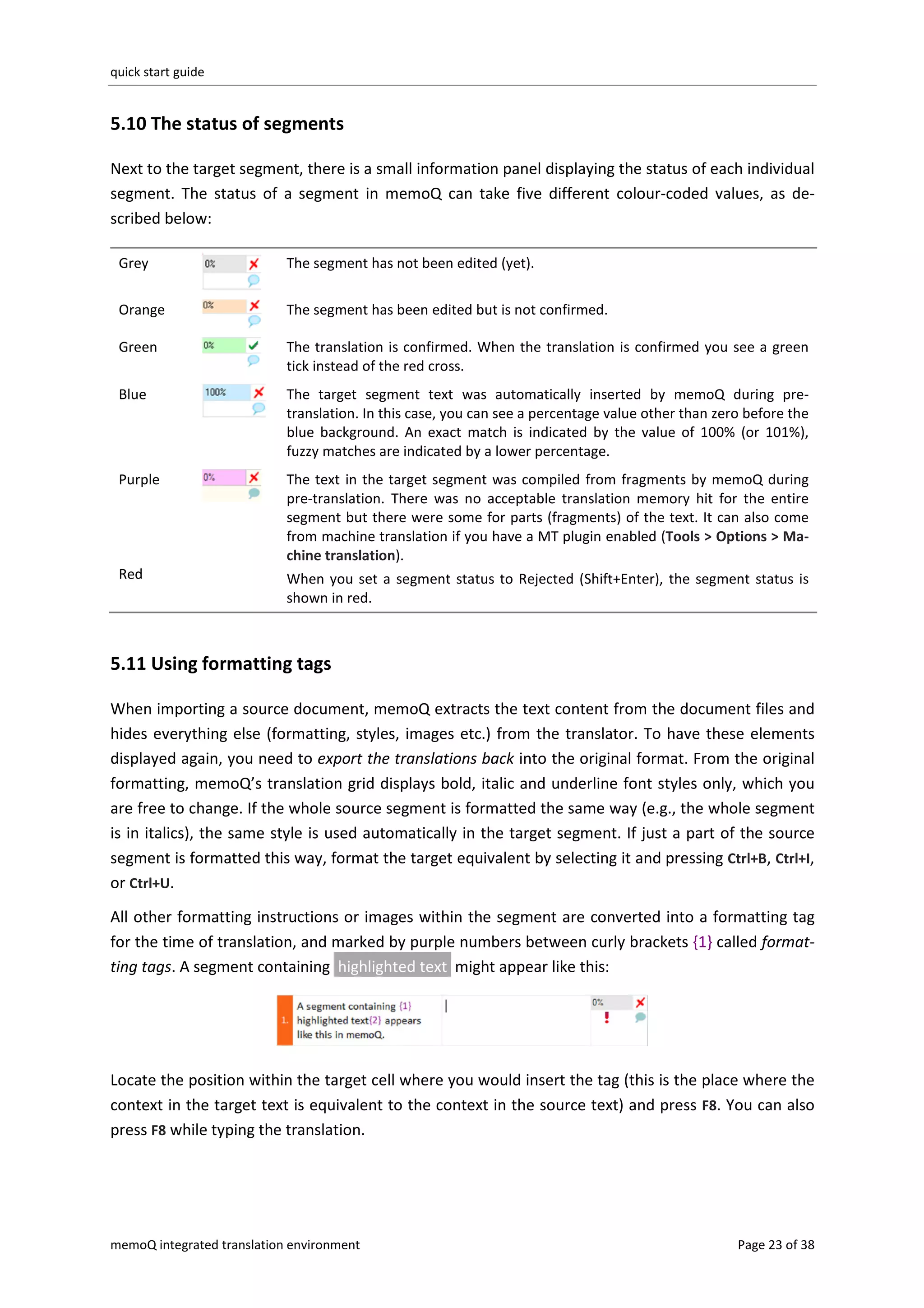 Guide to MemoQ | PDF | Desktop Publishing | Computer Software and Applications