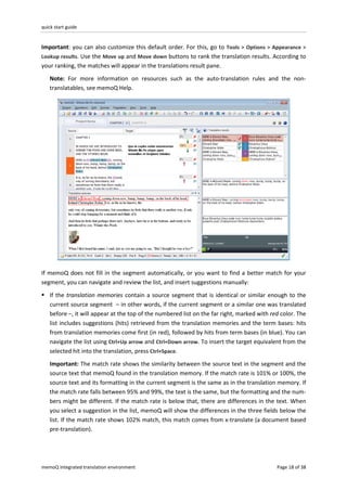 Guide to MemoQ | PDF | Desktop Publishing | Computer Software and Applications