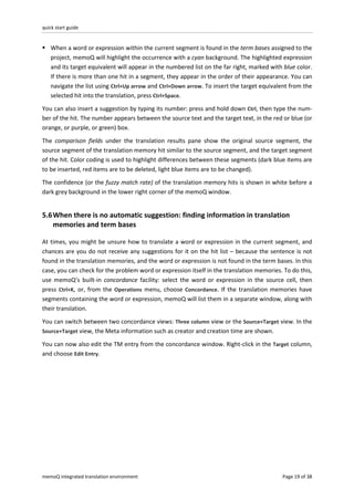 Guide to MemoQ | PDF | Desktop Publishing | Computer Software and Applications