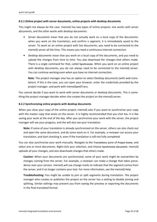 Guide to MemoQ | PDF