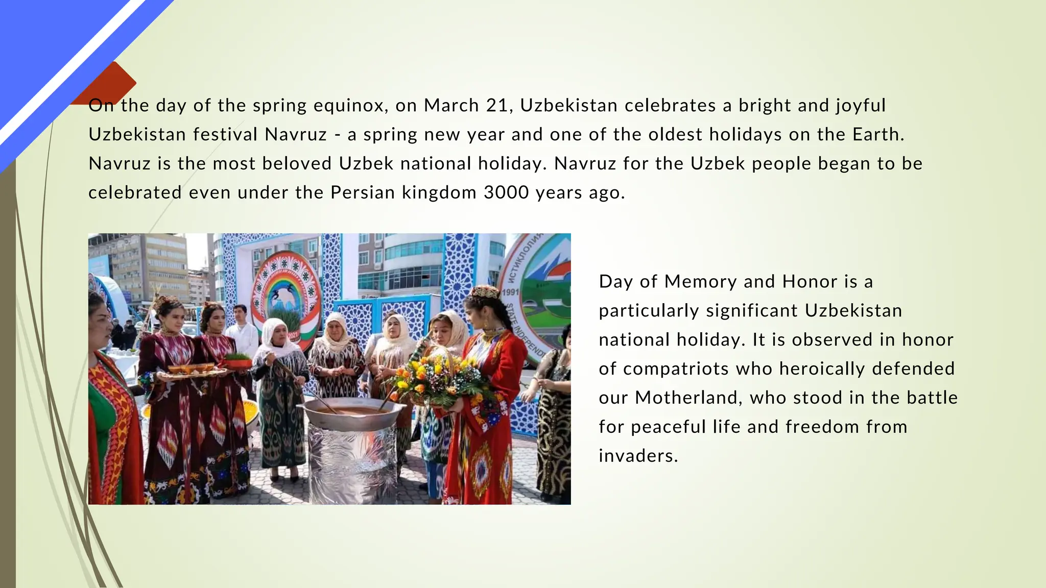 Memorable days of the year in Uzbekistan.pptx