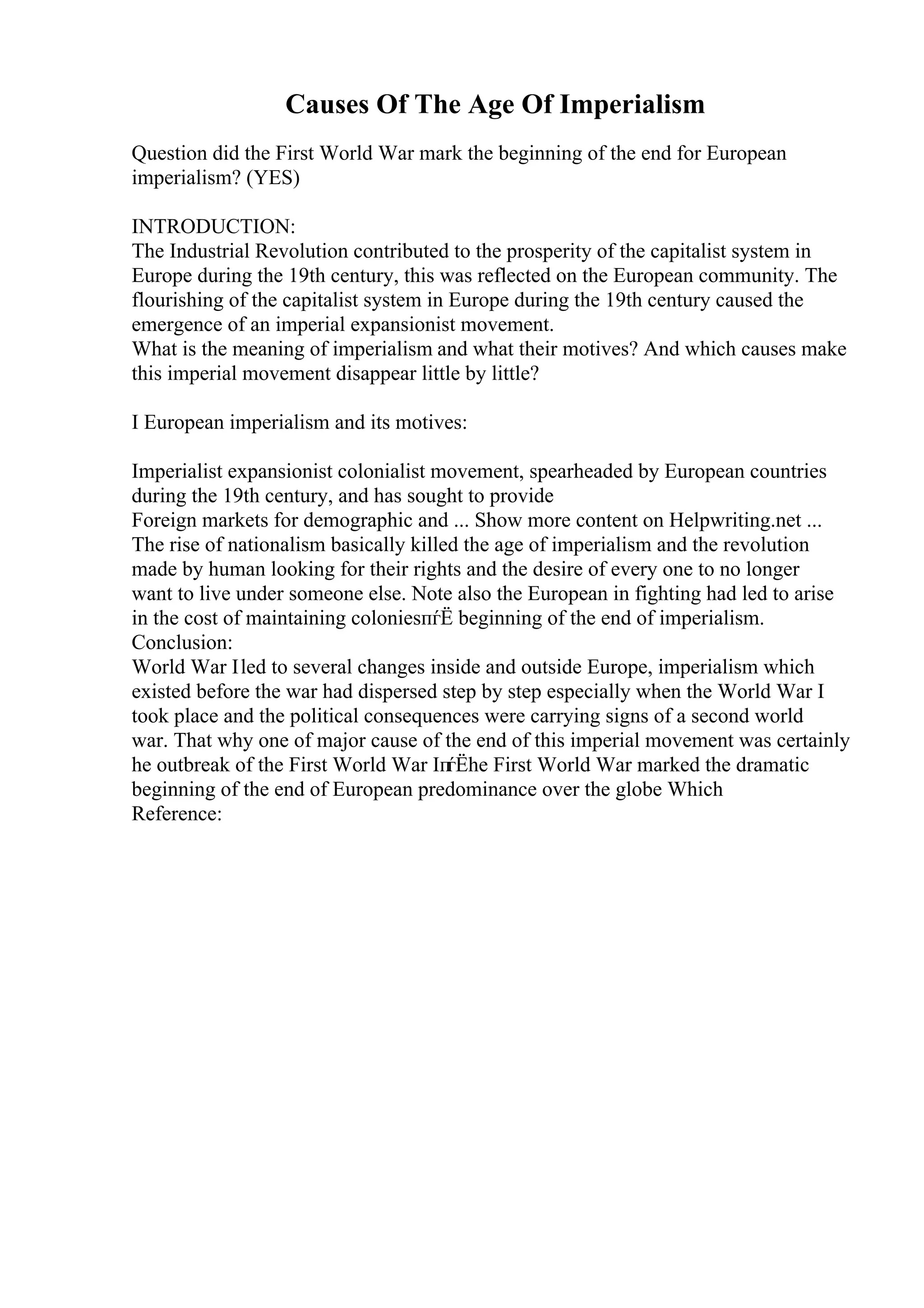Memorable Experience Essay | PDF