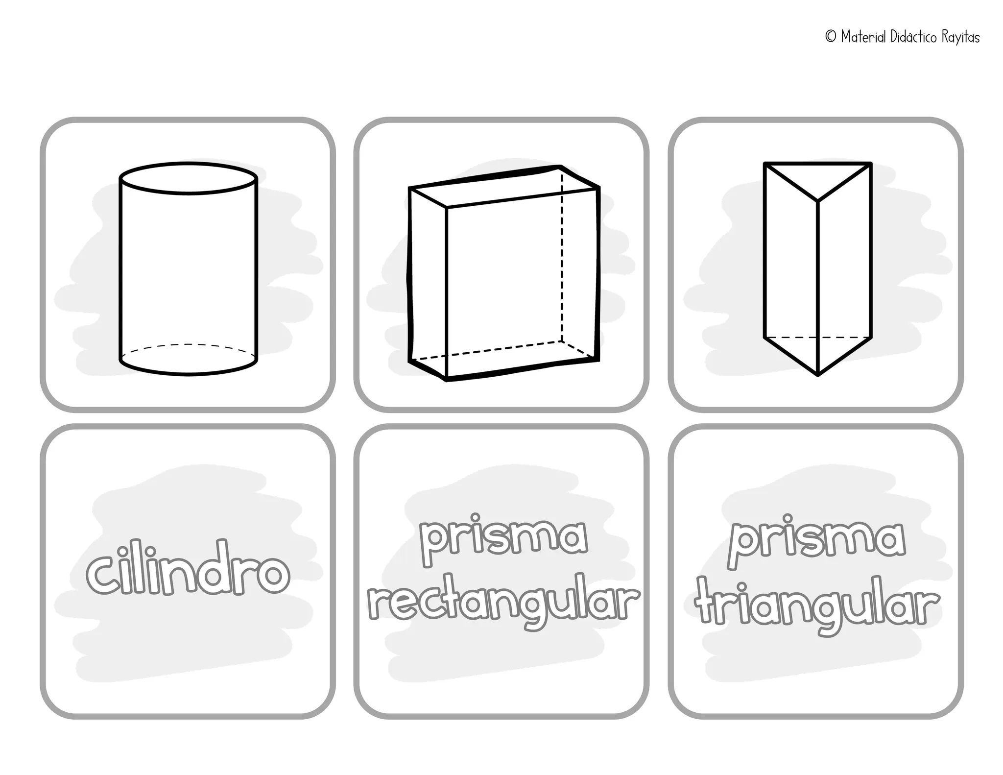 Memorama Cuerpos Geometricos PARA PRIMARIA | PDF
