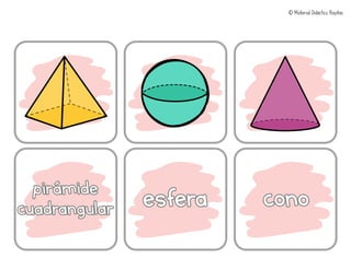 Memorama Cuerpos Geometricos PARA PRIMARIA | PDF