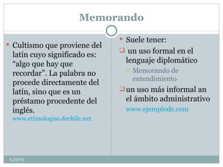memorando-1 | PPT