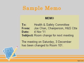 Memorandum | PPT
