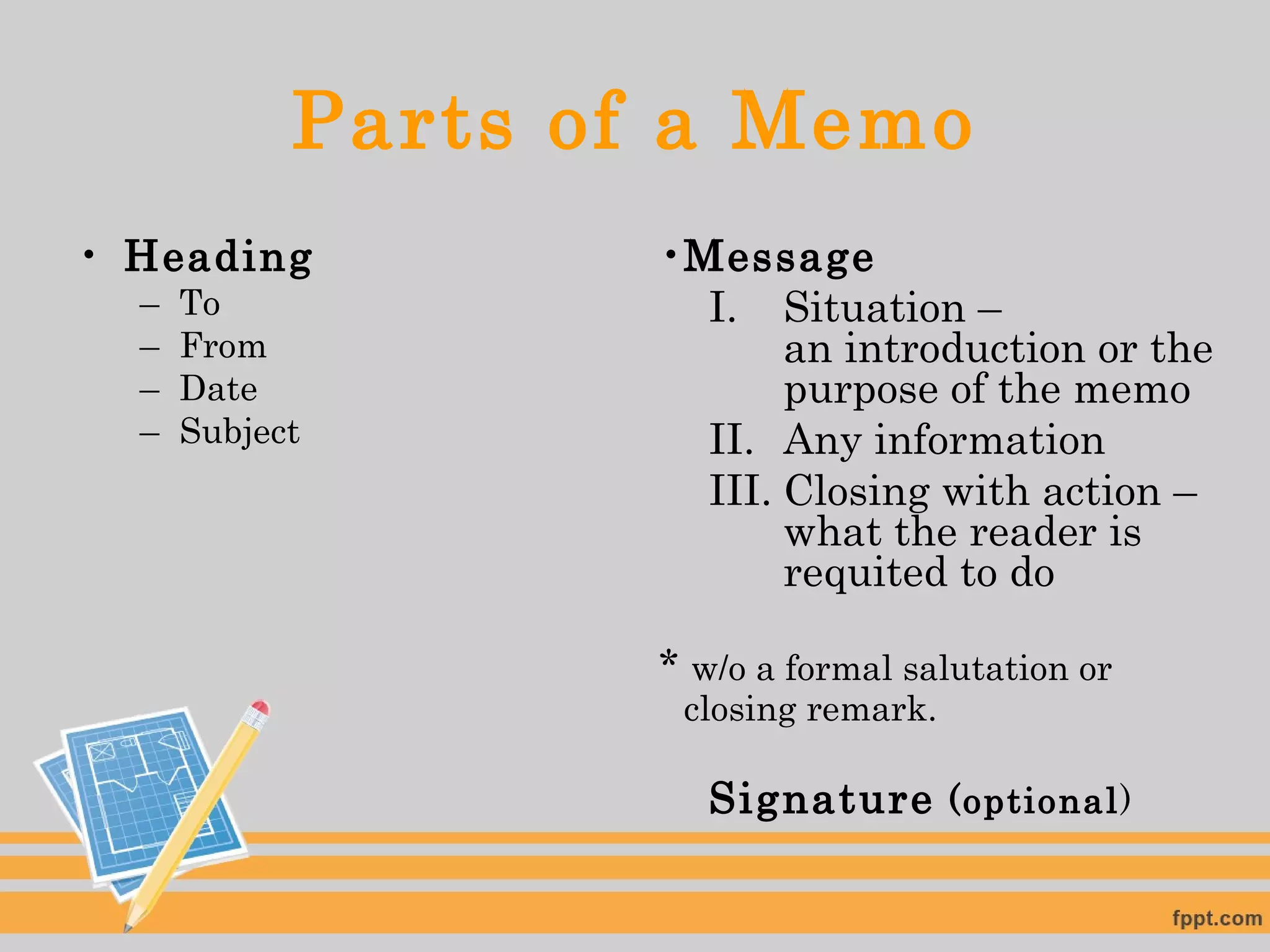 Memorandum | PPT