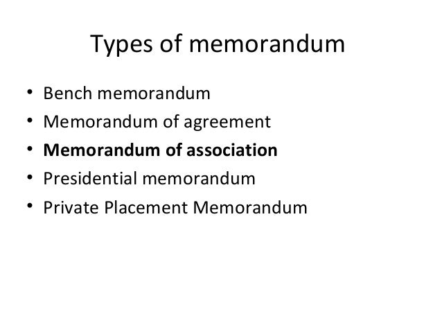 Business Memorandum