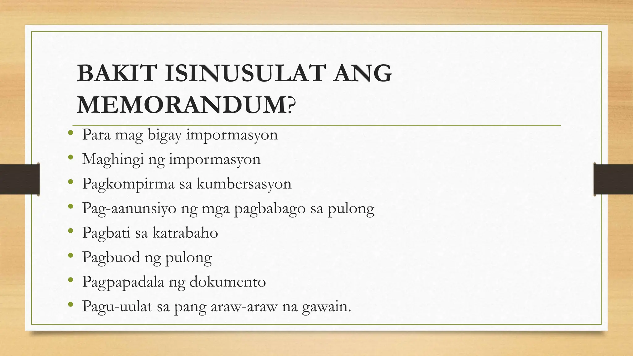 MEMORANDUM (Halimbawa at kahulugan).pptx