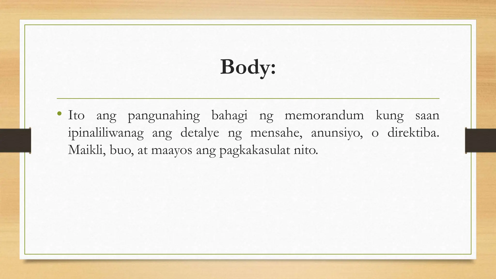 MEMORANDUM (Halimbawa at kahulugan).pptx