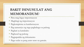 MEMORANDUM (Halimbawa at kahulugan).pptx