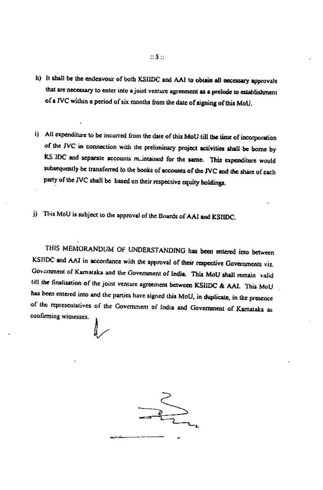 Memorandum Of Understanding | PDF
