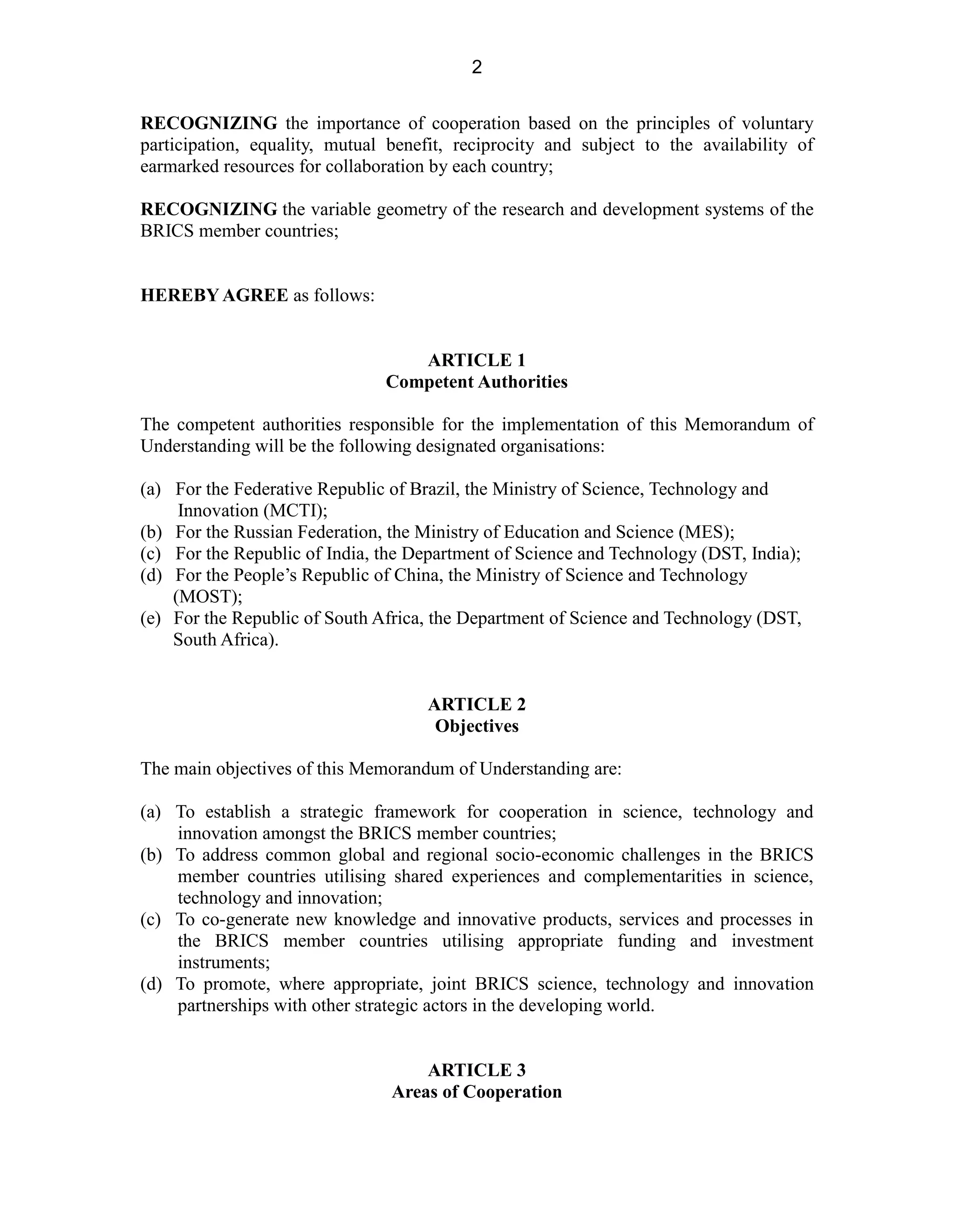 BRICS Memorandum-of-Understanding-on-BRICS-Cooperation-In-Science ...