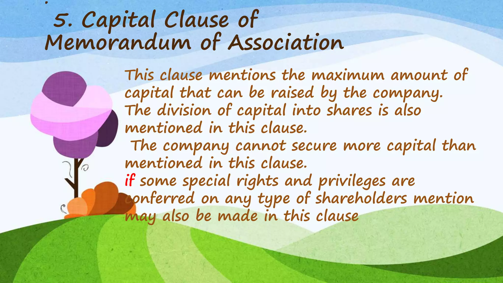 Memorandum of association | PPTX