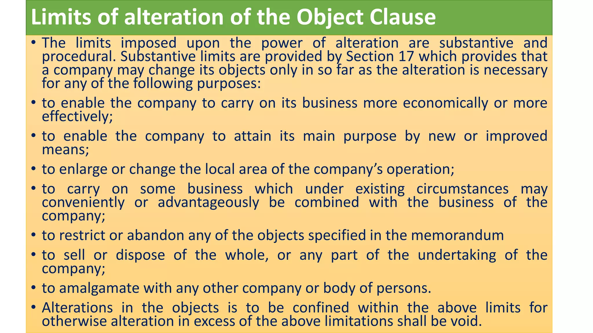 Memorandum of Association | PPTX