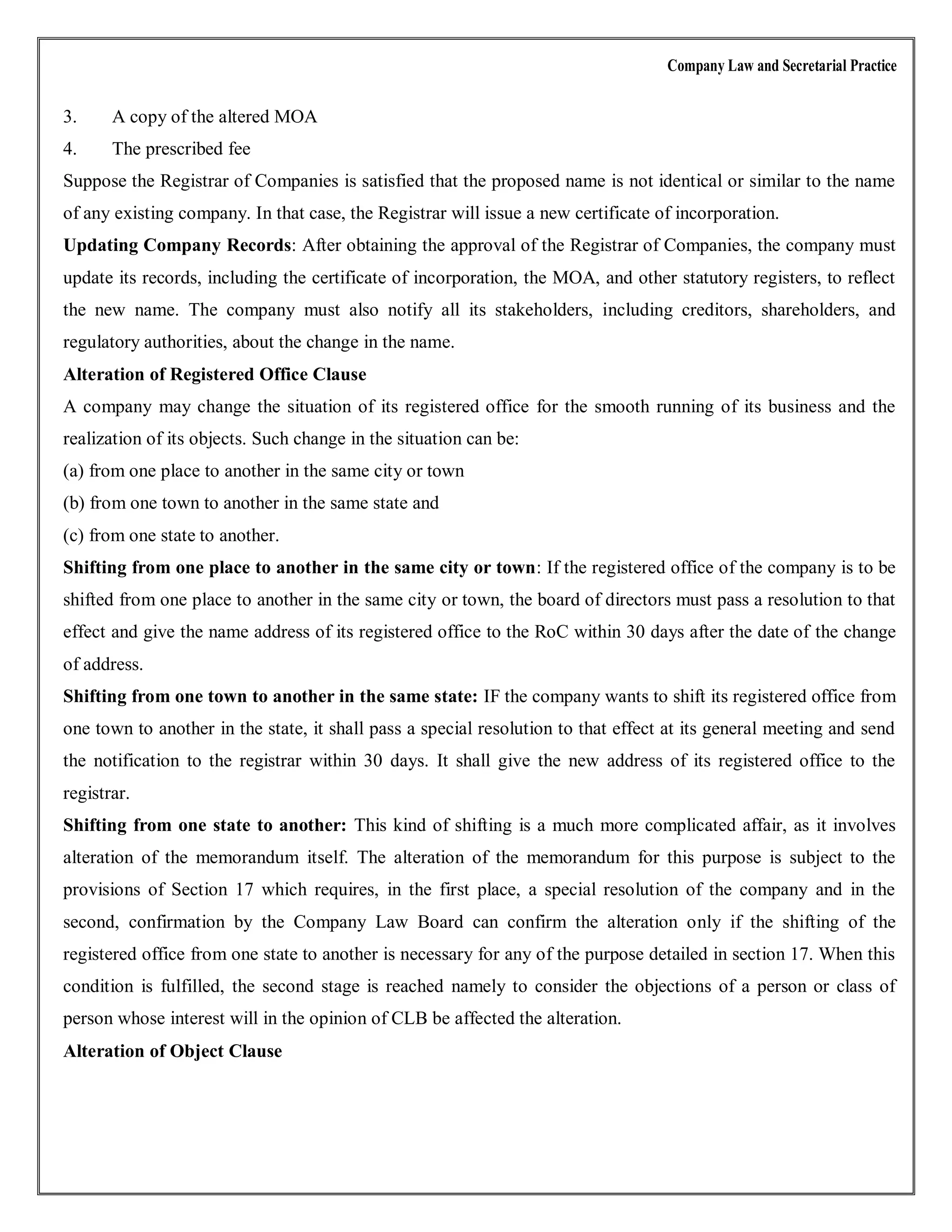 Memorandum of Association & Articles of Association | PDF