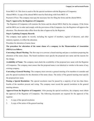 Memorandum of Association & Articles of Association | PDF