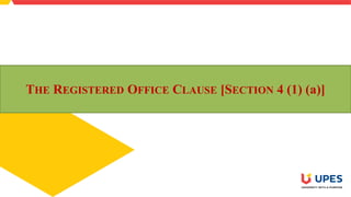 Memorandum of association of a company | PDF