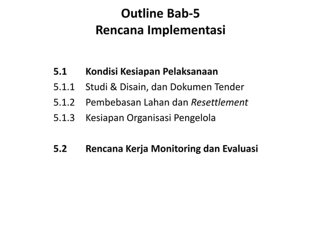Memorandum Program - 5 Rencana Implementasi | PDF