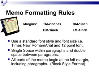 Memorandums and letters powerpoint | PPT