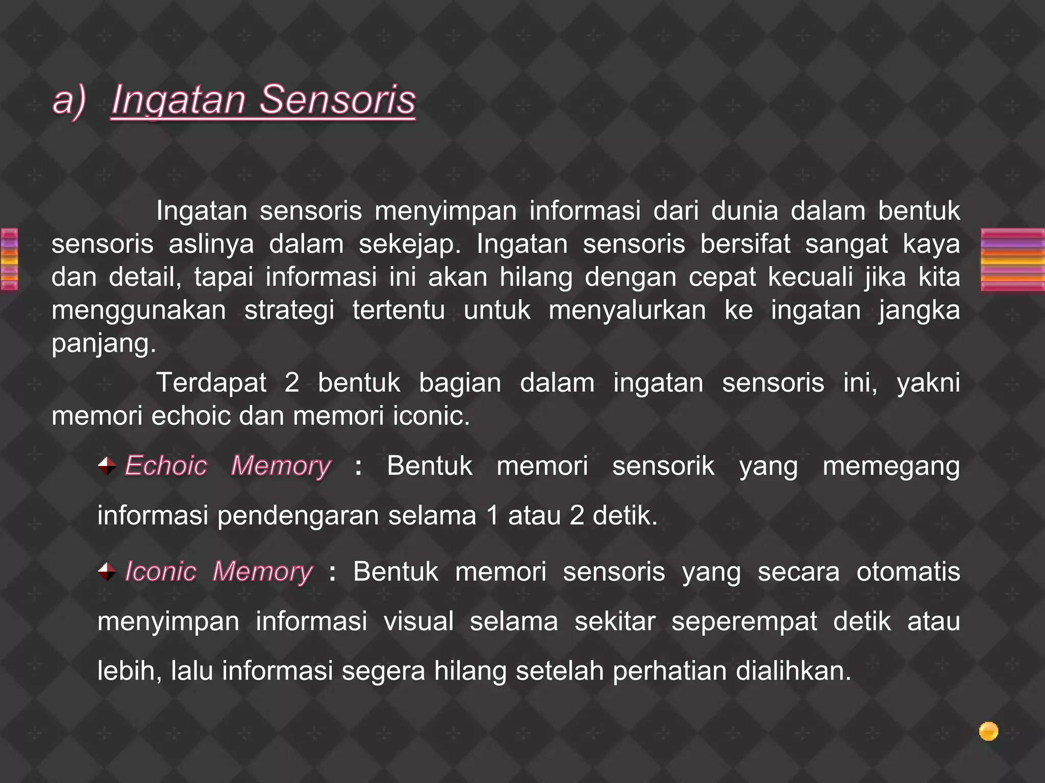 Memori/Ingatan | PPTX