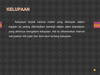Memori/Ingatan | PPT
