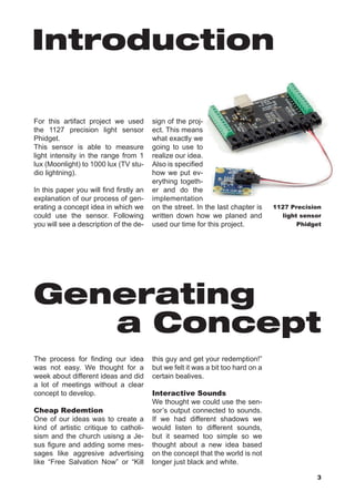 Phidget Artifact Project | PDF