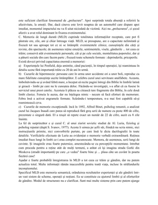 Memoria cosmovici -psihologia generala | DOCX