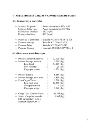 Memoria de calculo estructural (vibración) | PDF