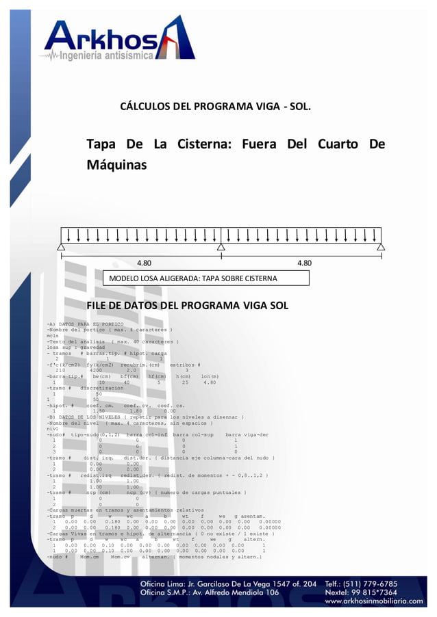 Memoria de calculo metrocolor | PDF