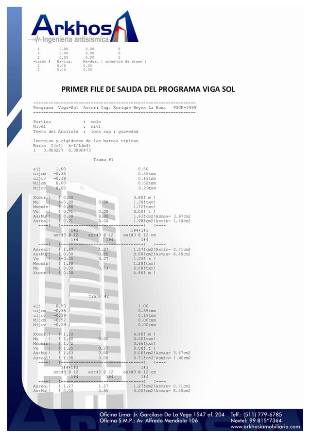 Memoria de calculo metrocolor | PDF