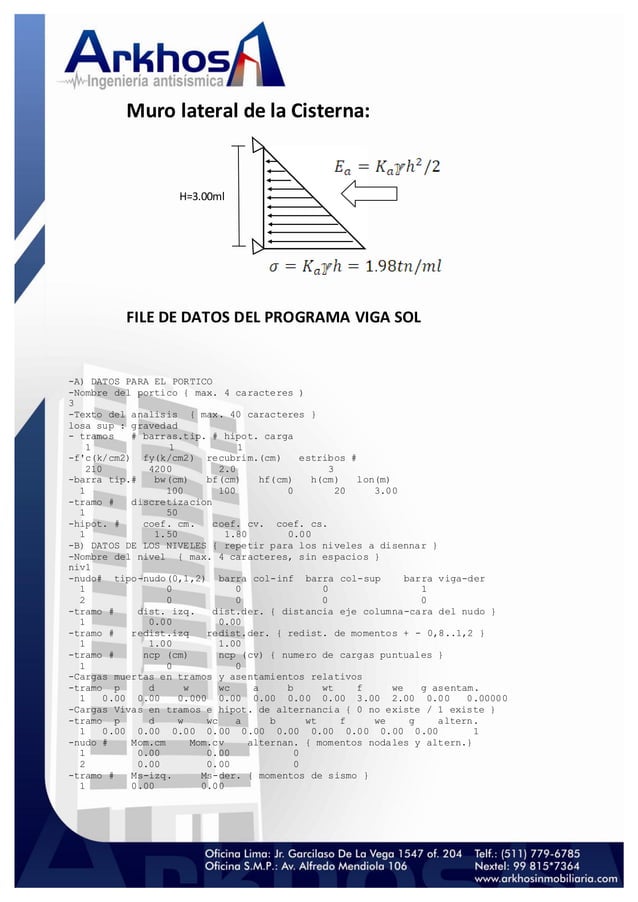 Memoria de calculo metrocolor | PDF