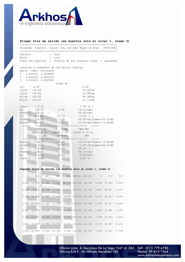Memoria de calculo metrocolor | PDF