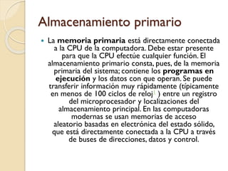 Memoria de computadora | PPTX