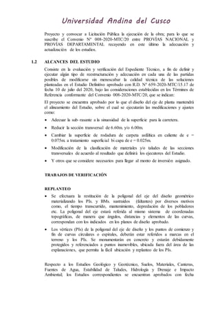 Memoria descriptiva | DOC