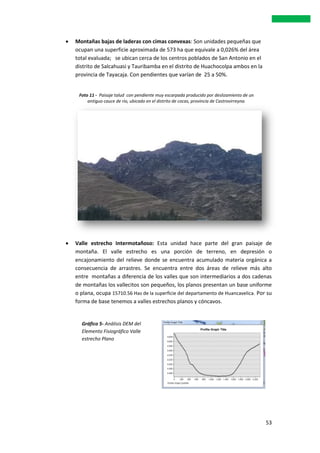 Memoria descriptiva fisiografia | PDF