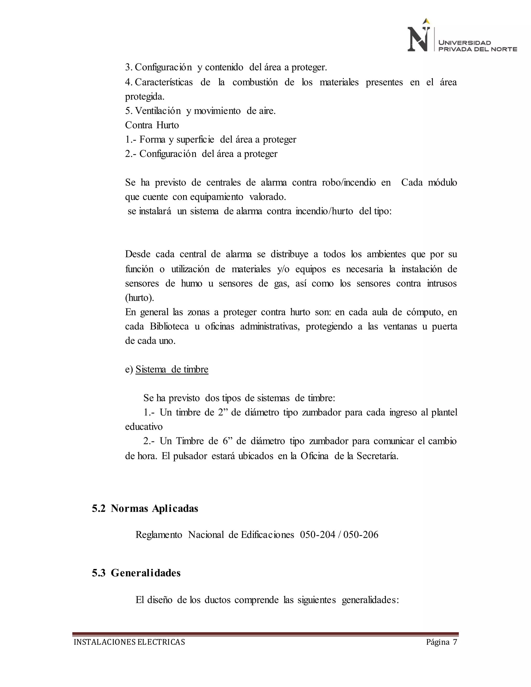 Memoria descriptiva y memoria de calculo eléctricos | DOCX