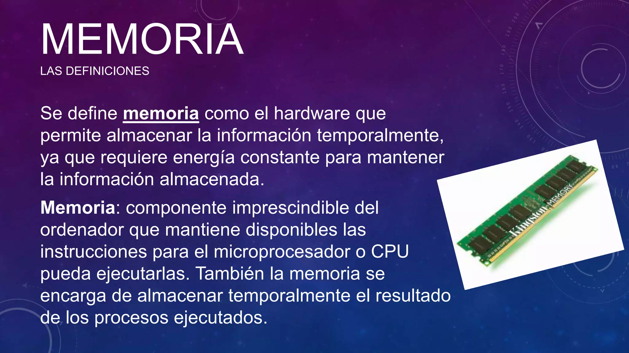 Memoria de una computadora | PPTX
