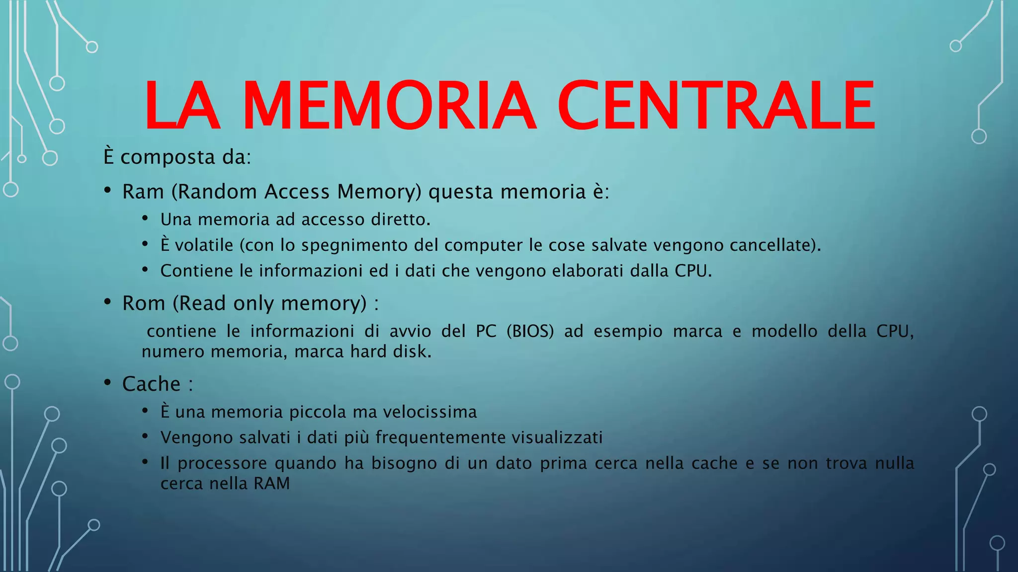 Memoria di massa, centrale e il processore.pptx